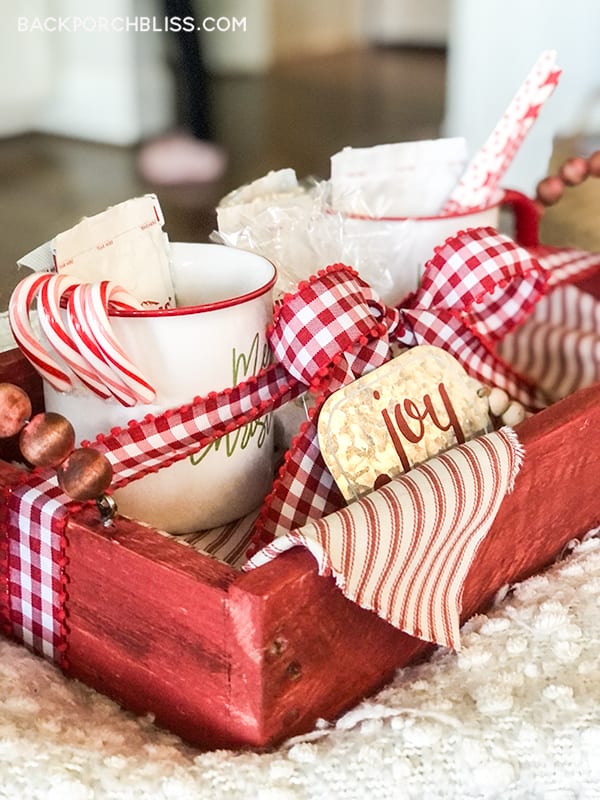 How to Build, Style + Gift This Adorable Hot Cocoa Tray - Back Porch Bliss