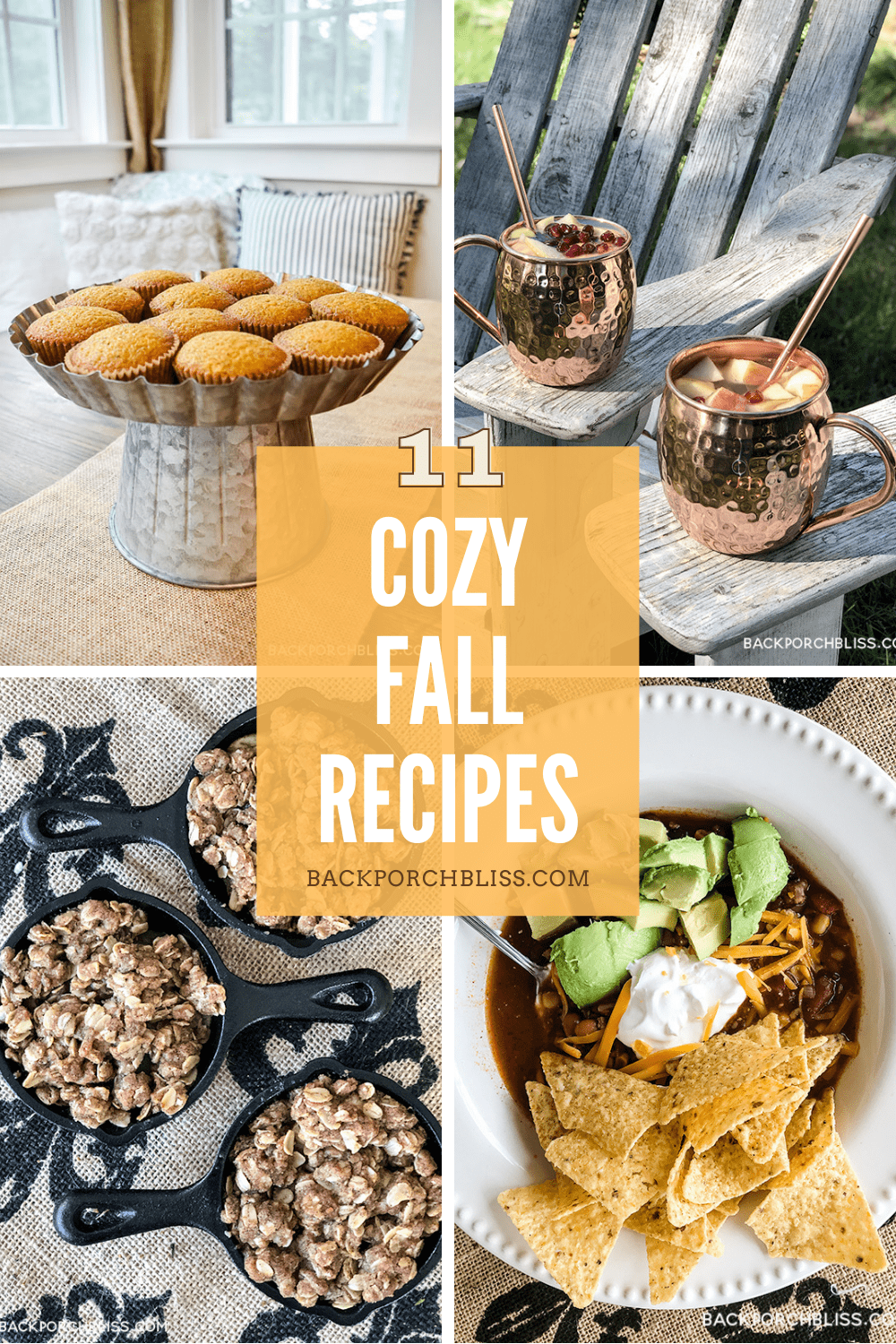 Make These 11 Cozy Recipes for Fall - Back Porch Bliss